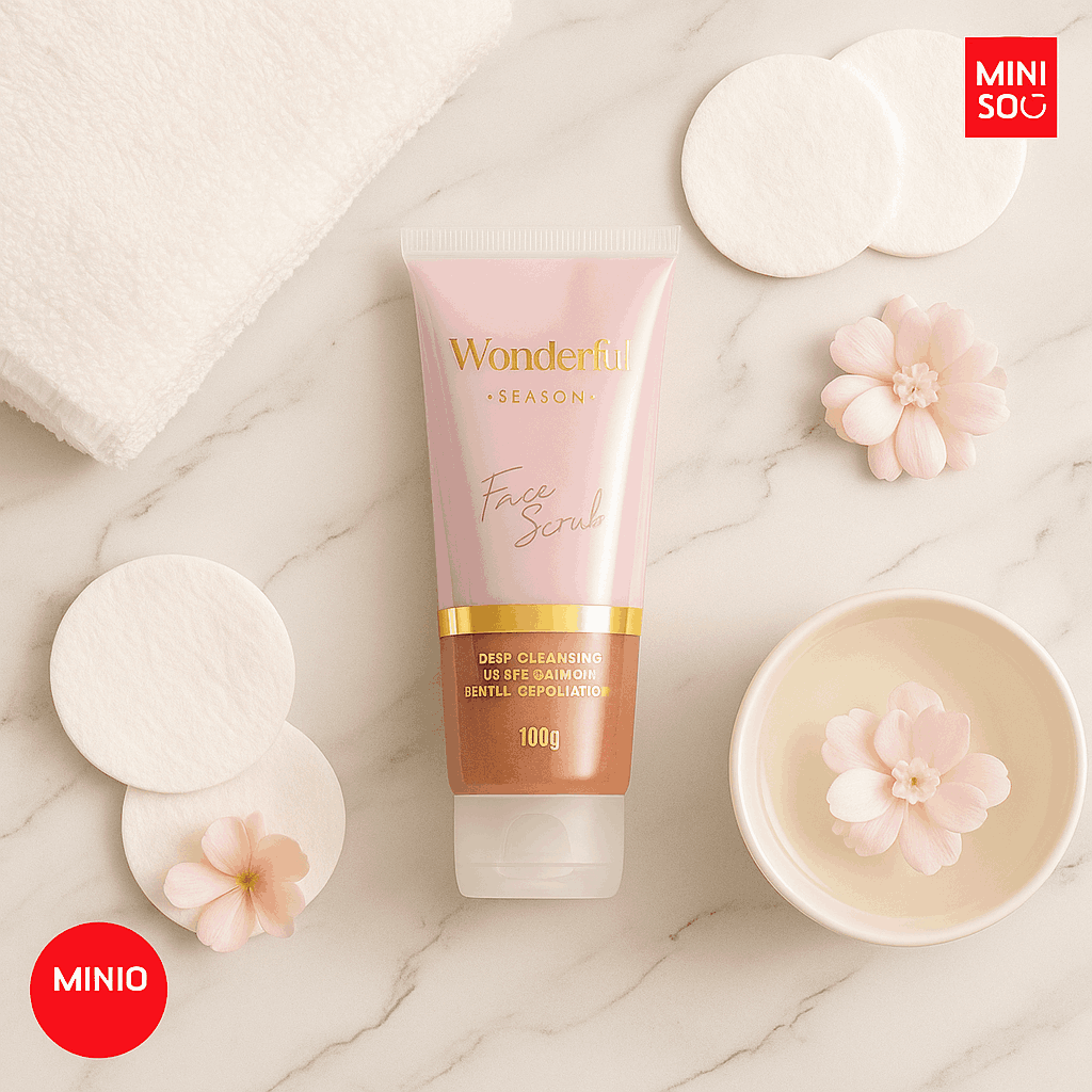 Miniso Wonderful Season Face Scrub 100g | thealanscottretail